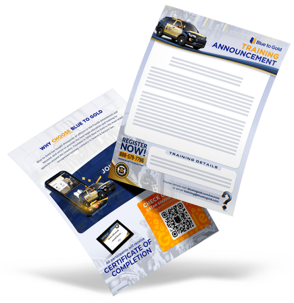 Training Calendar - Blue to Gold - Law Enforcement Training Training Calendar - Blue to Gold - Law Enforcement Training